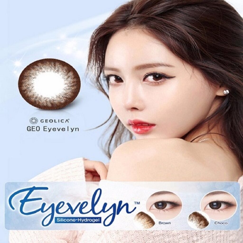 Silicone Hydrogel Geolica Eyevelyn Circle Lenses