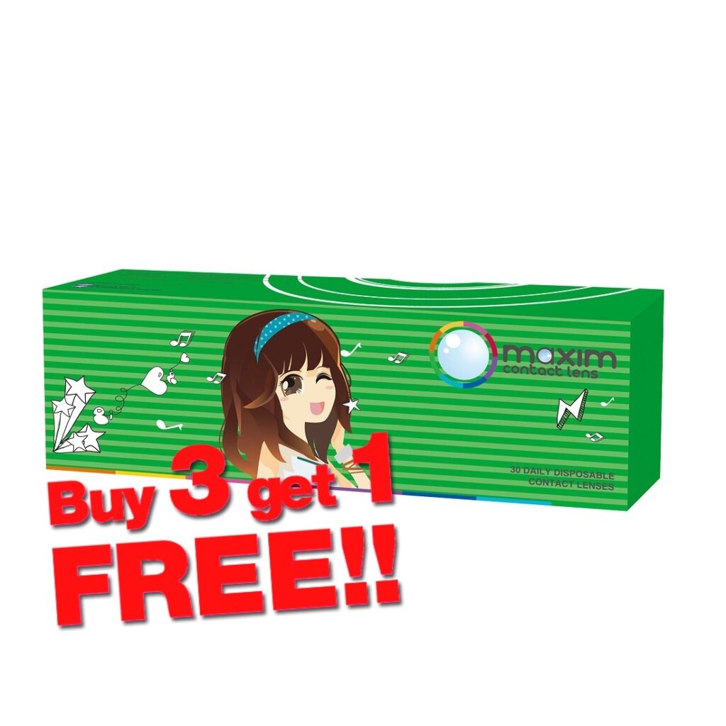 Maxim Colour 1Day Green Box (30pcs in box) - Citylens
