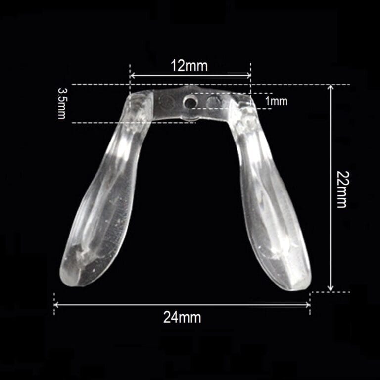 Single-hole screw-in conjoined U-shaped nose pad